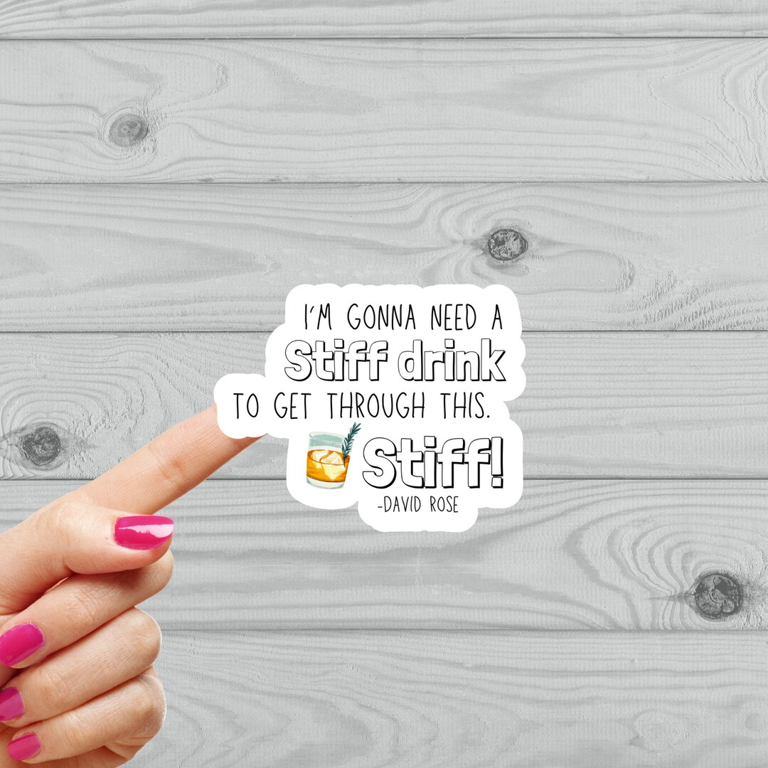 Schitts Creek Sticker. David Rose Sticker. Funny Sticker. Adult Sticker ...