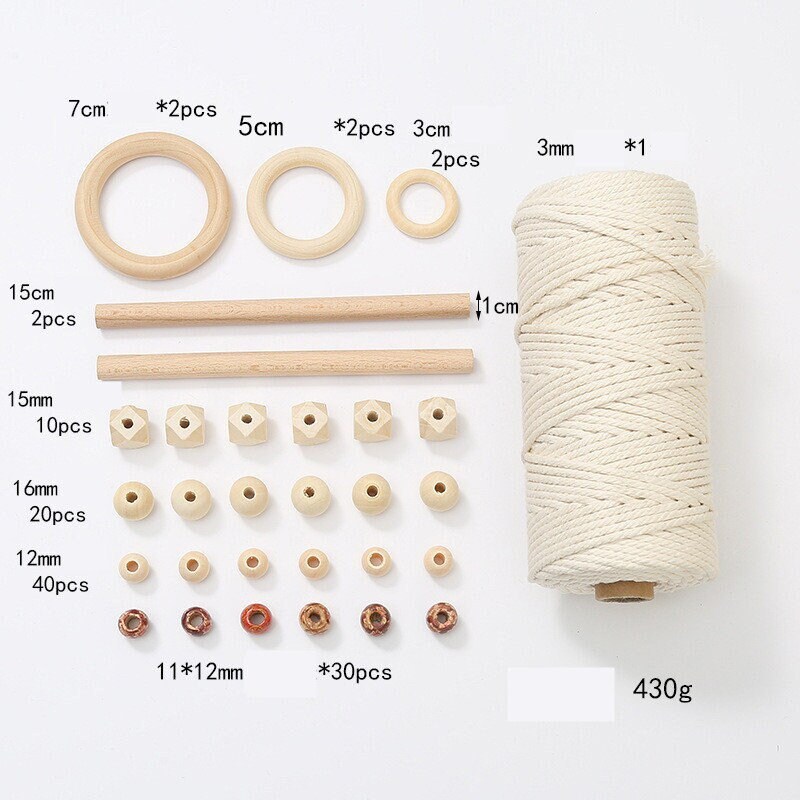 DIY Macrame Craft Kit for Beginners Starter Kit for Wall - Etsy