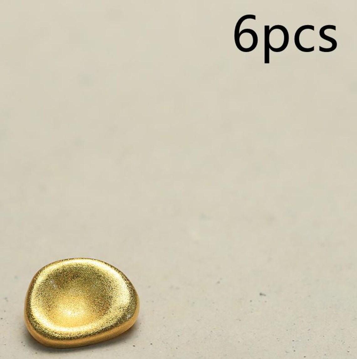 Gold or Silver Shank Buttons for Coats | Organic Shape, Large Metal ...
