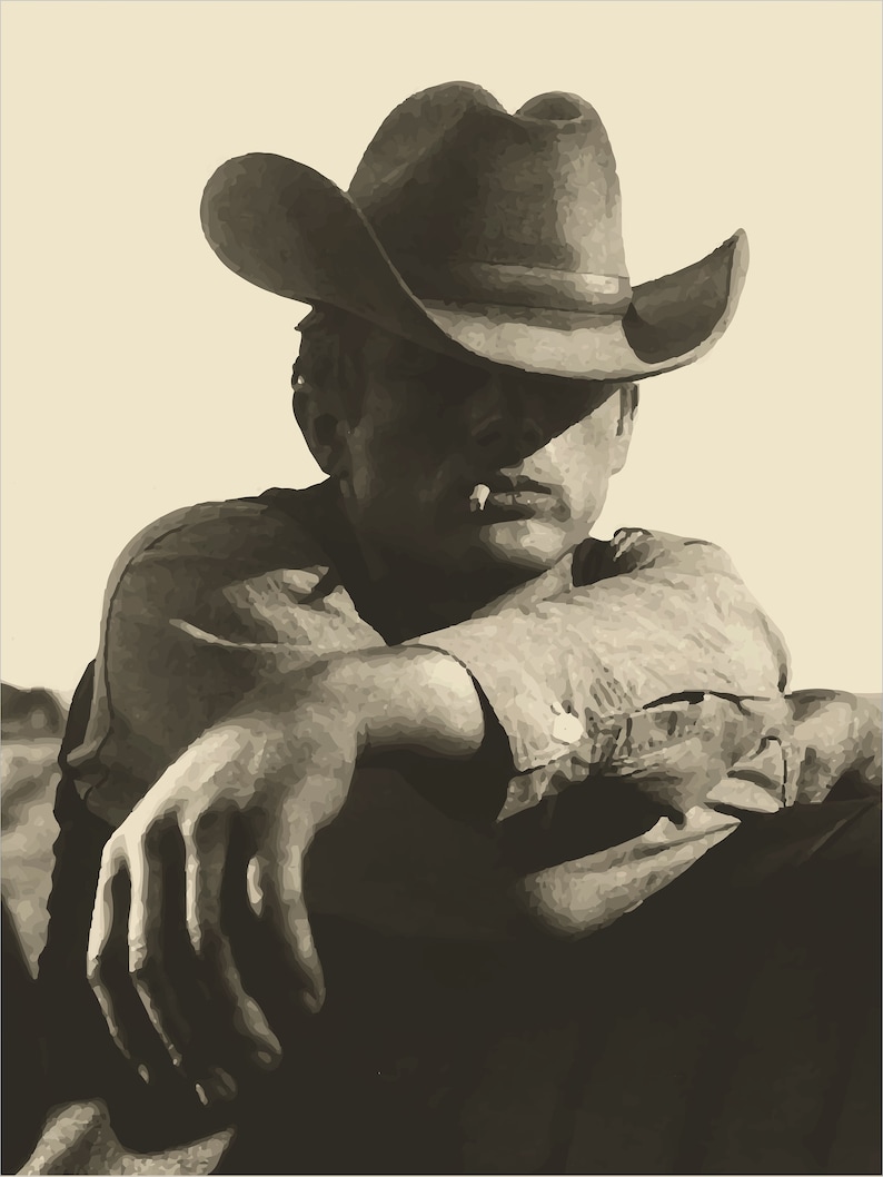 JAMES DEAN DAYDREAM | Cowboy Digital Print - Etsy