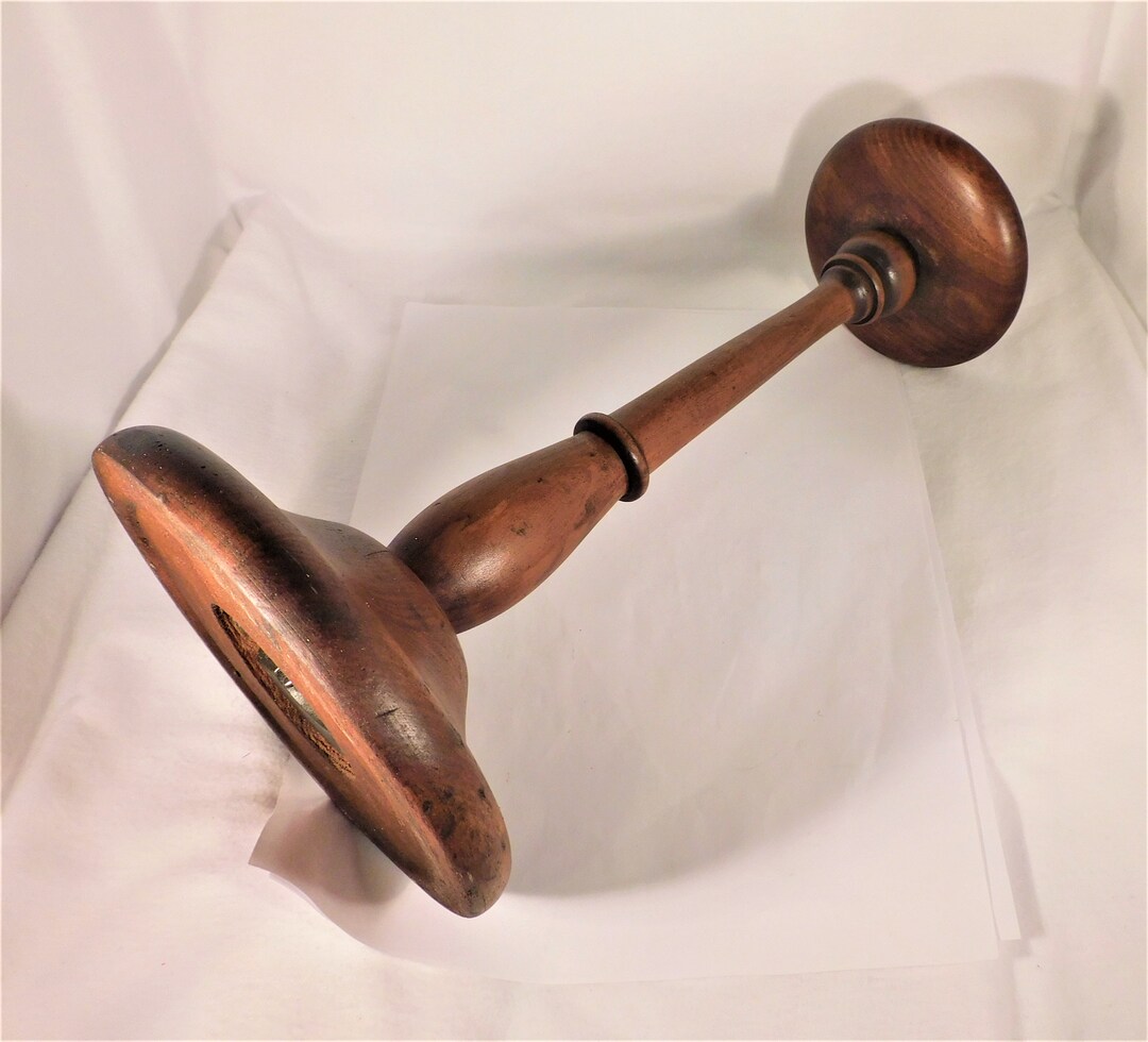 Antique Wooden Milliners Store Display Hat Stand Turned Round - Etsy