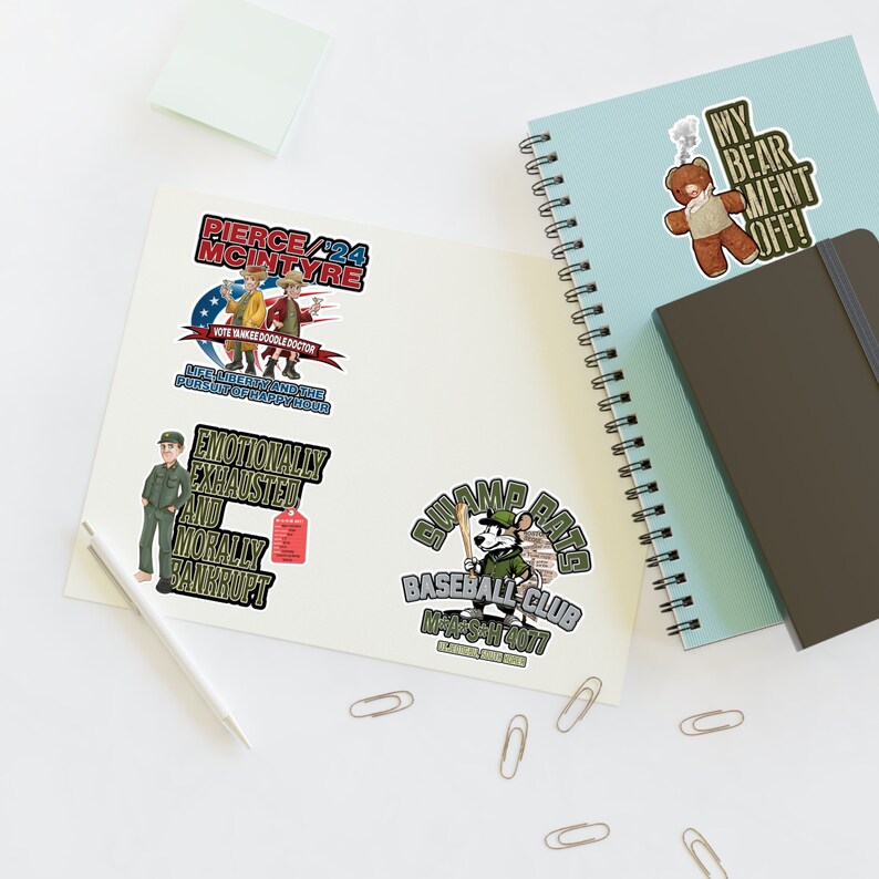 MASH No. 7 Sticker Sheet - Etsy