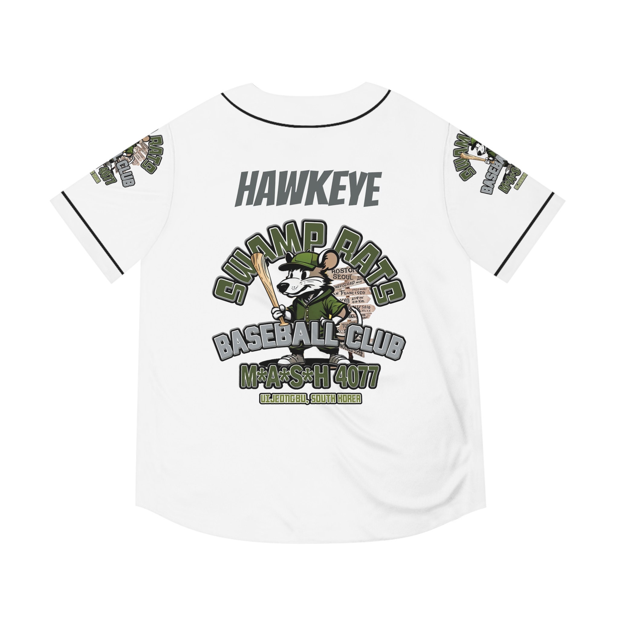 Swamp Rats Men's Baseball Jersey AOP - Etsy