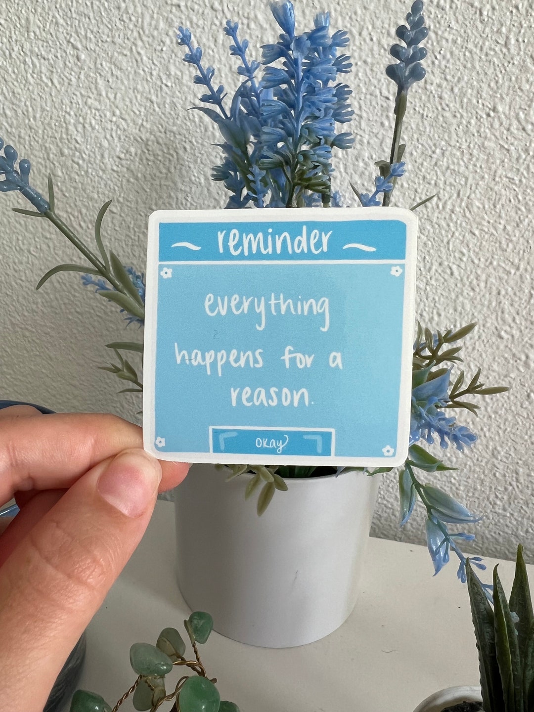 Everything Happens for A Reason - Sticker - Etsy