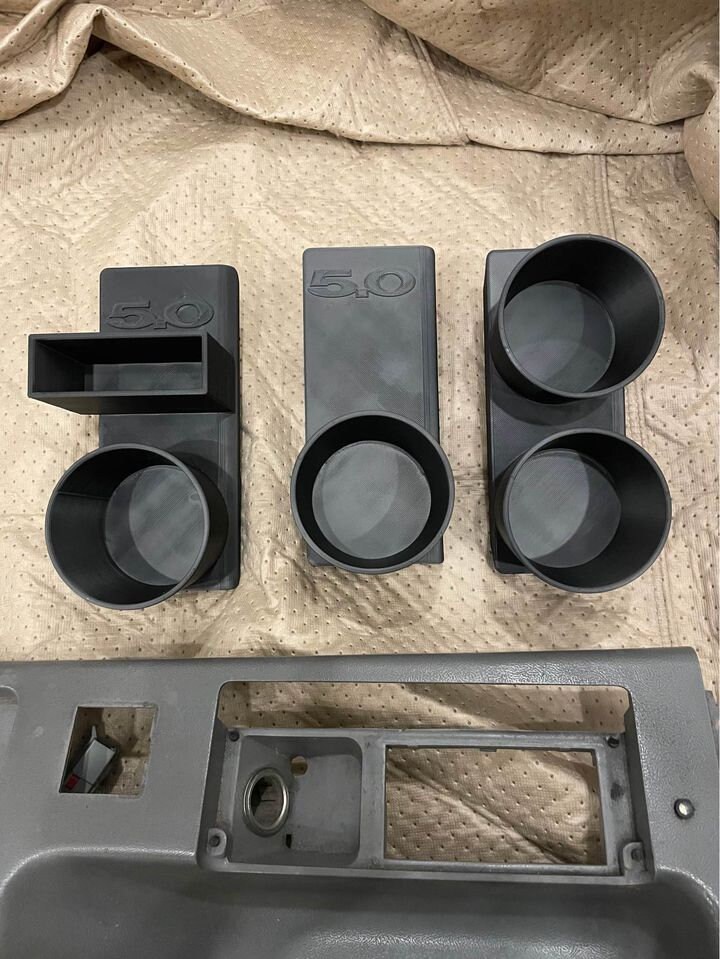 Foxbody Mustang Double Cupholder .STL File - Etsy