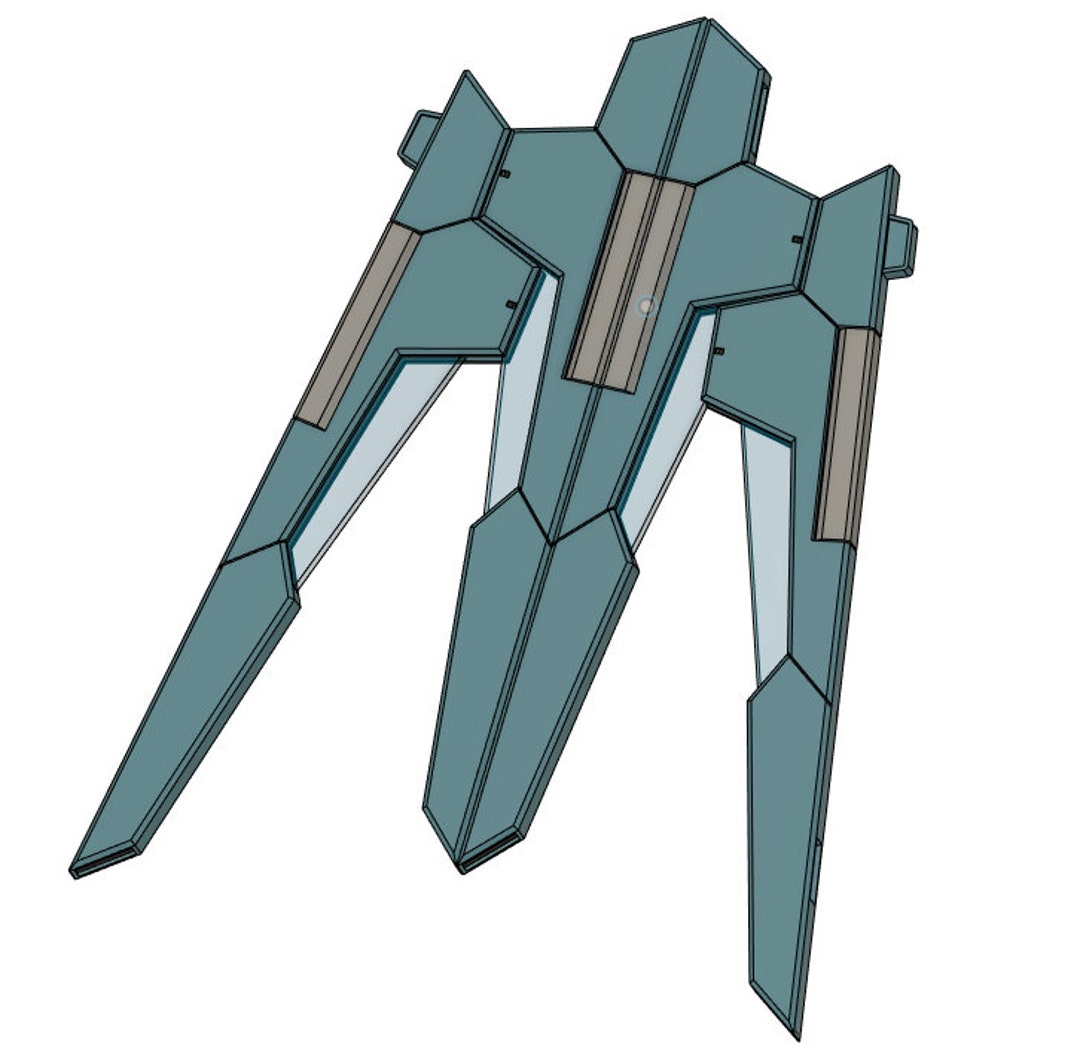 Gn-006gnhw/r Cherudim Gundam Gn Rifle Bit - Etsy