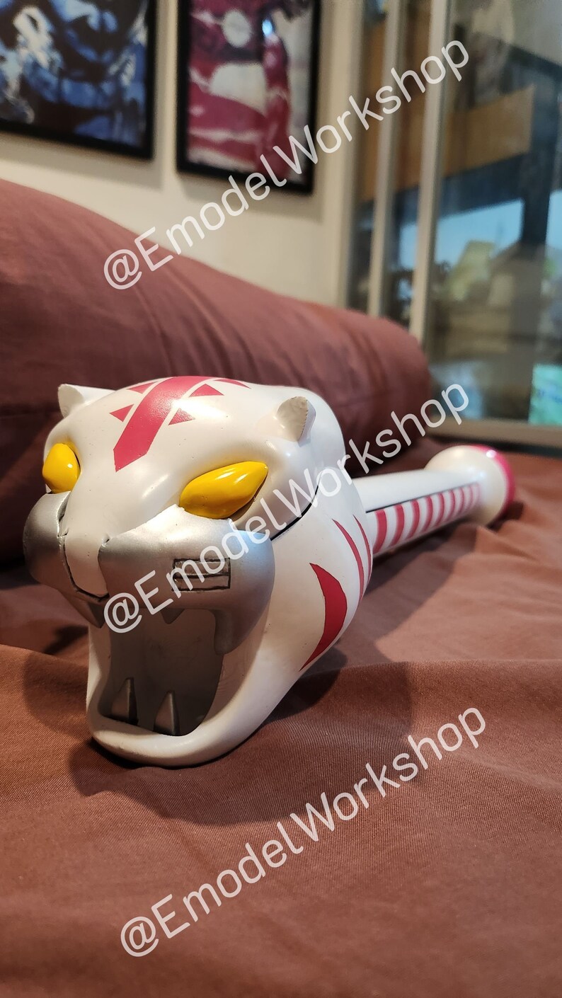 White Tiger Baton 3D Print for Cosplay - Etsy Australia