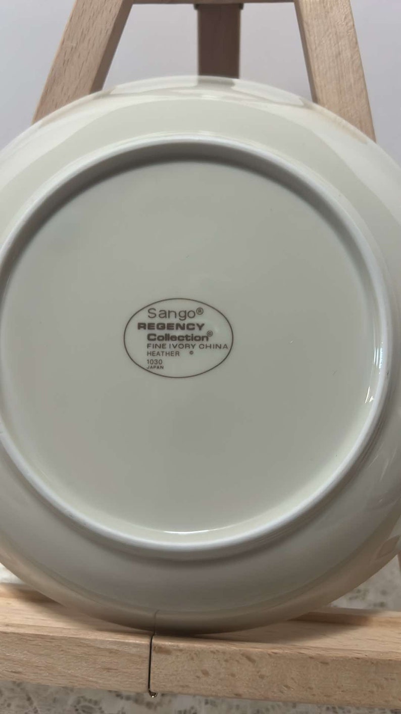 Vintage Heather by Sango 7 5/8 Coup Soup Bowls Set of 4 - Etsy