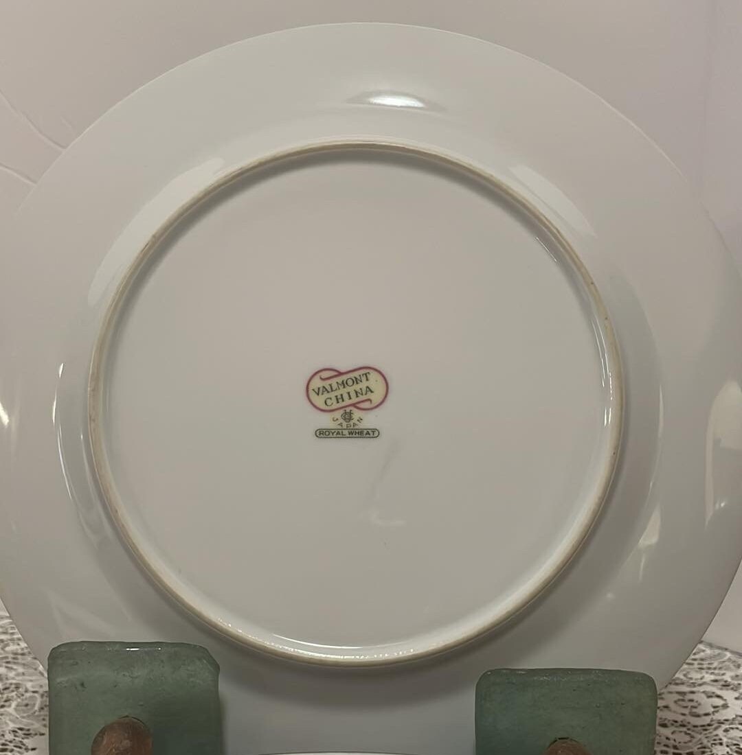 6 Valmont Royal Wheat Pattern Dinner Plates - Etsy