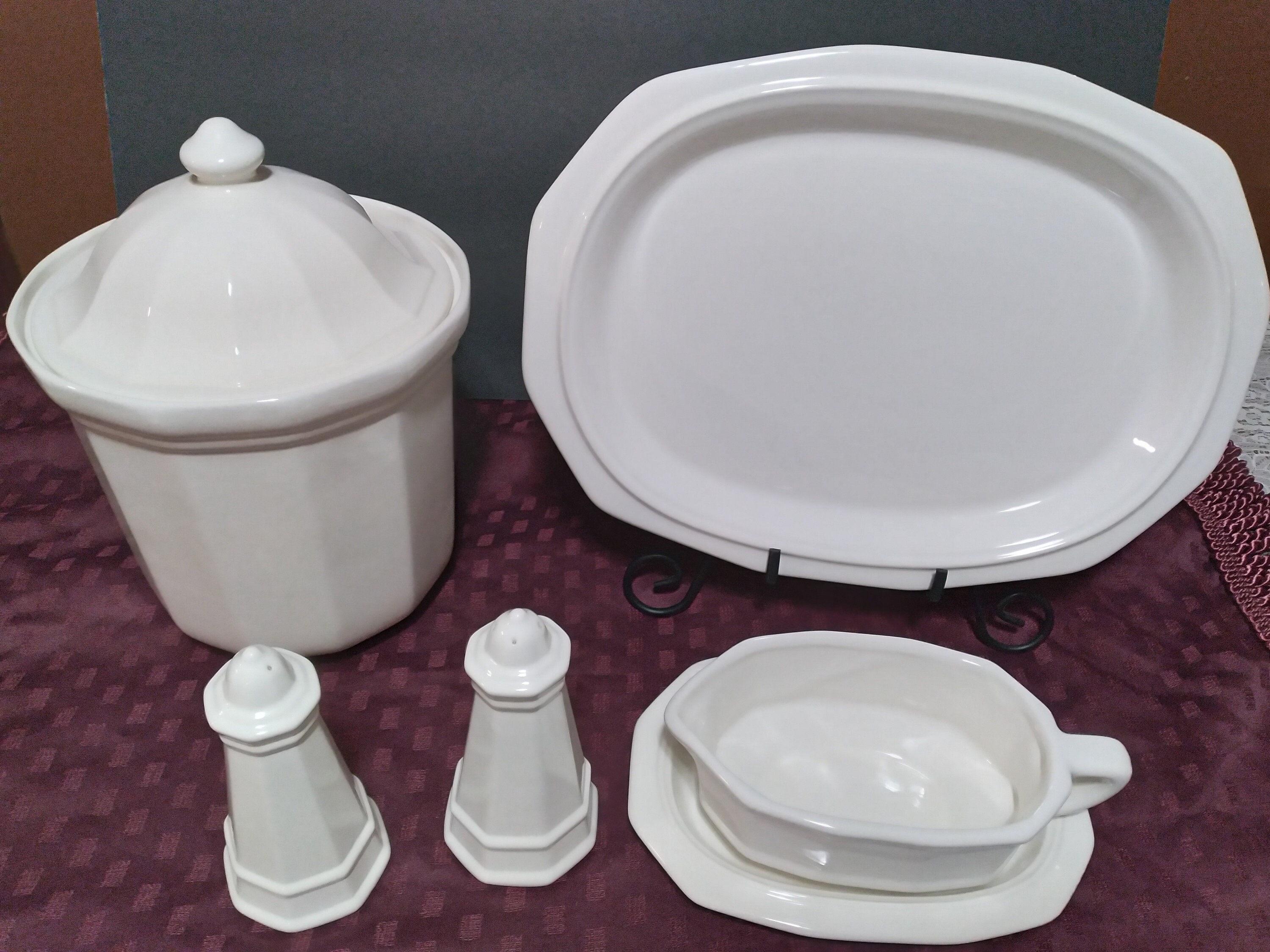 Vintage White Heritage by Pfaltzgraff - Etsy