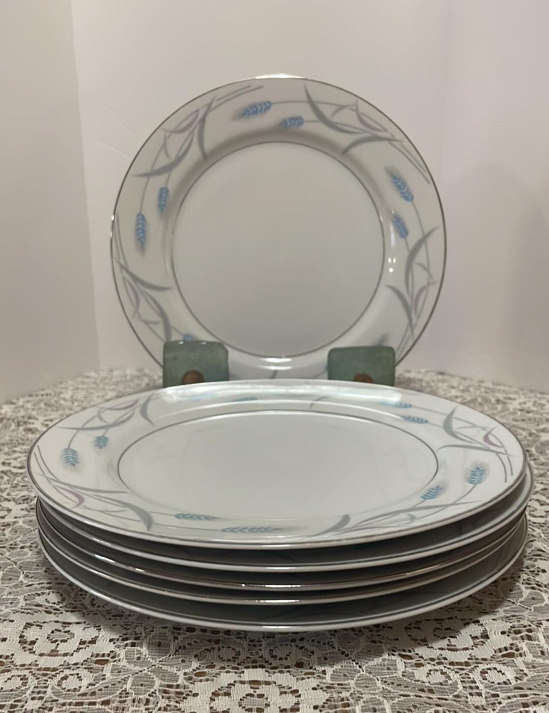 6 Valmont Royal Wheat Pattern Dinner Plates - Etsy