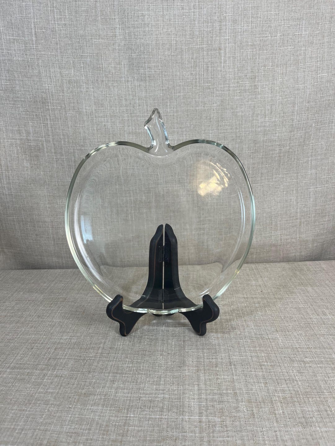 Apple Shaped Glass Dish - Etsy