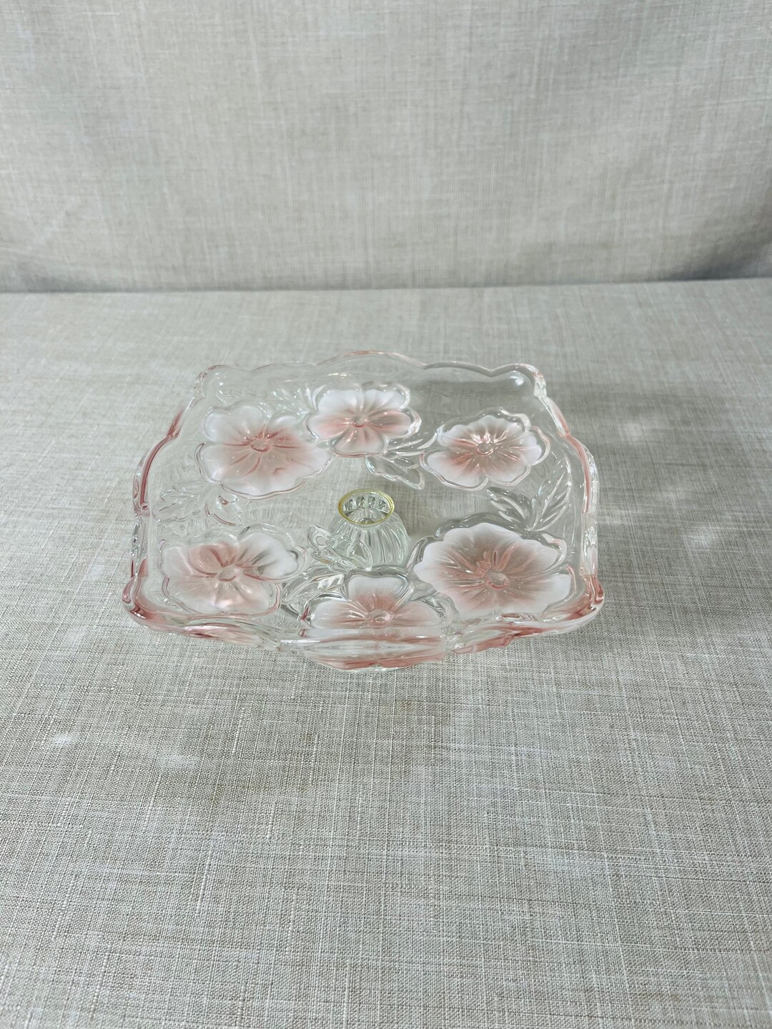 Studio Nova by Mikasa Pink Pansy Footed Dish - Etsy
