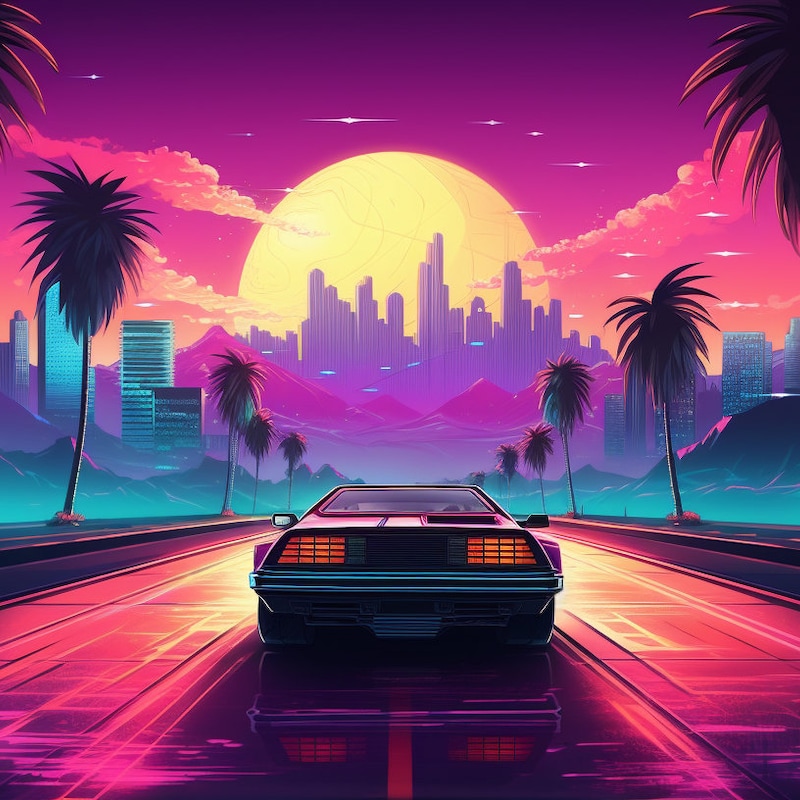 Wallpaper Retro Cars - Etsy
