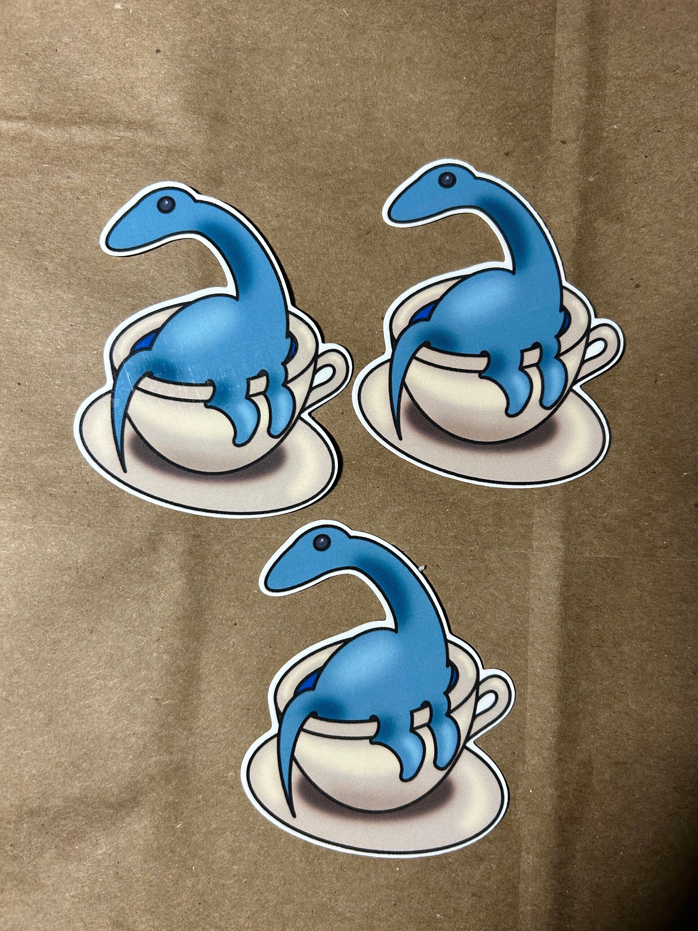 Ness-tea Sticker Loch Ness Monster Sticker Cute Nessie Decal Laptop ...