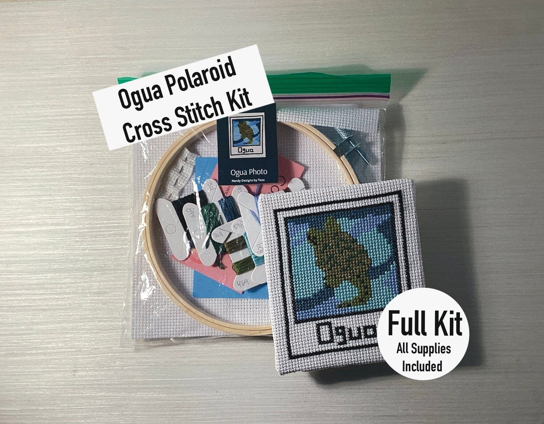 Ogua Cryptid Cross Stitch Kit: Cryptozoology DIY Craft - Etsy