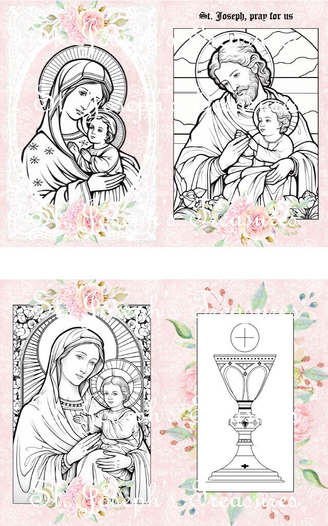 First Holy Communion Keepsake Prayer Journal, Sacrament Journal, Junk ...