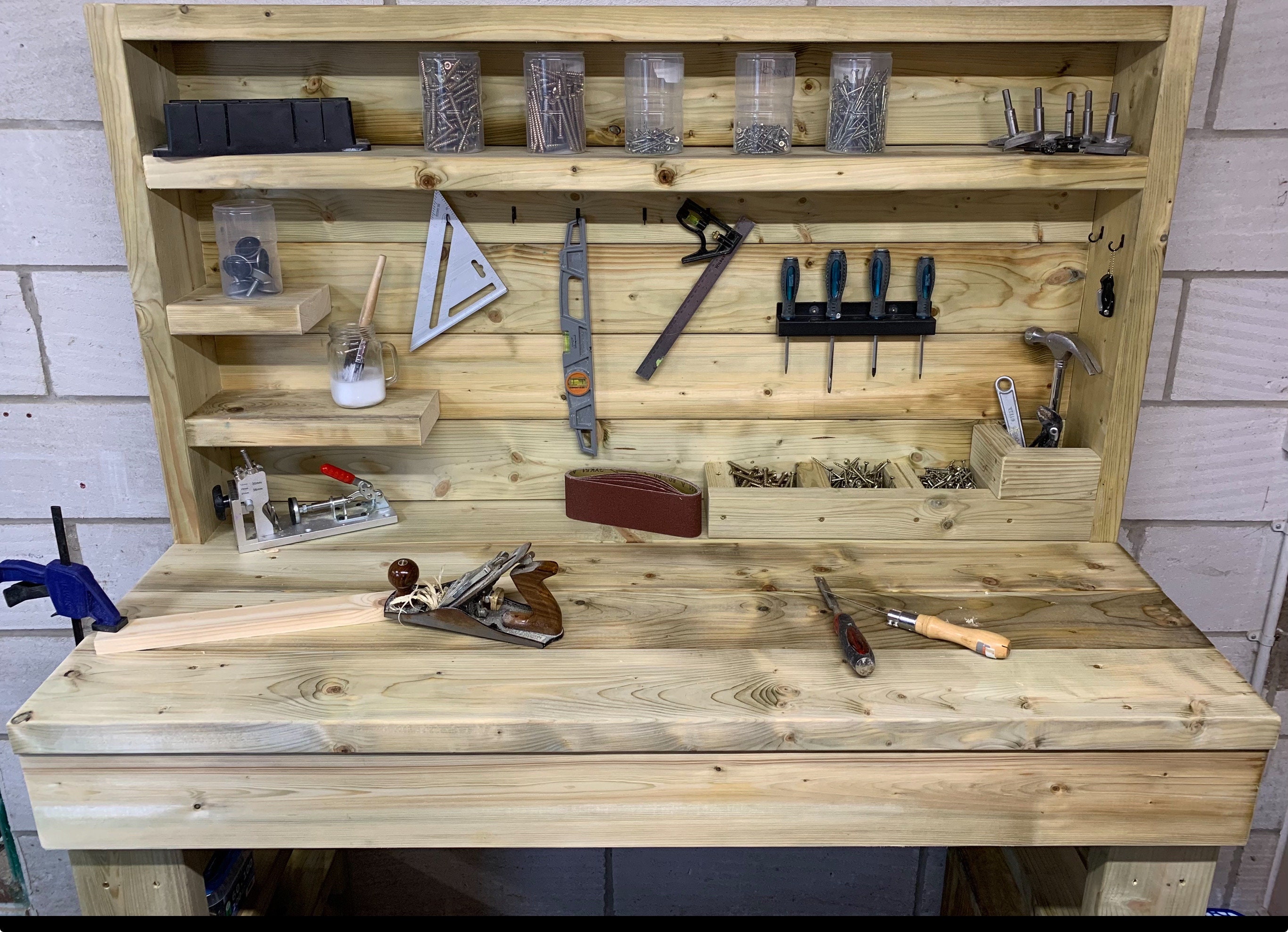Workbench, Garden Bench Made Using Pressure Treated Timber indoor ...