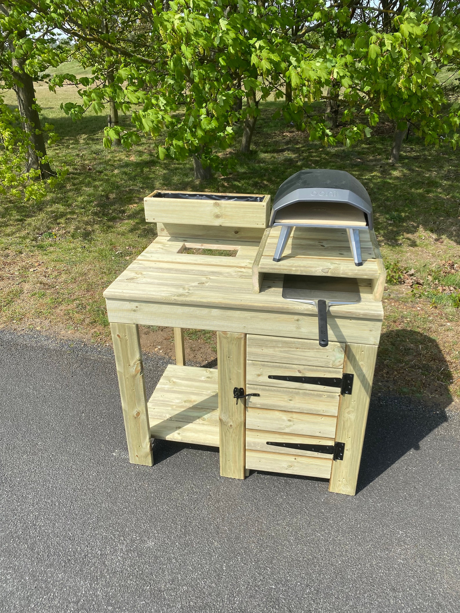 Pizza Table With Storage Cupboard - Etsy