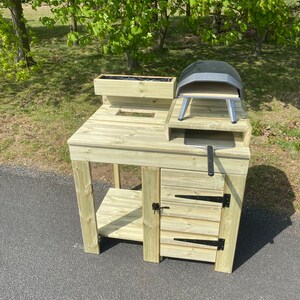 Pizza Table With Storage Cupboard - Etsy