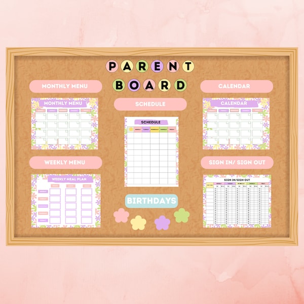 Parent Board Daycare - Etsy