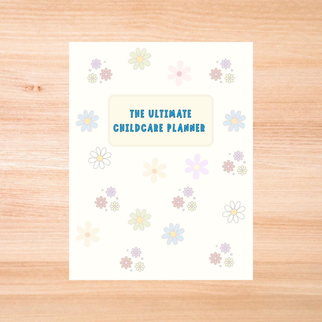 Ultimate Childcare Planner (digital Download): Track Development, Plan ...