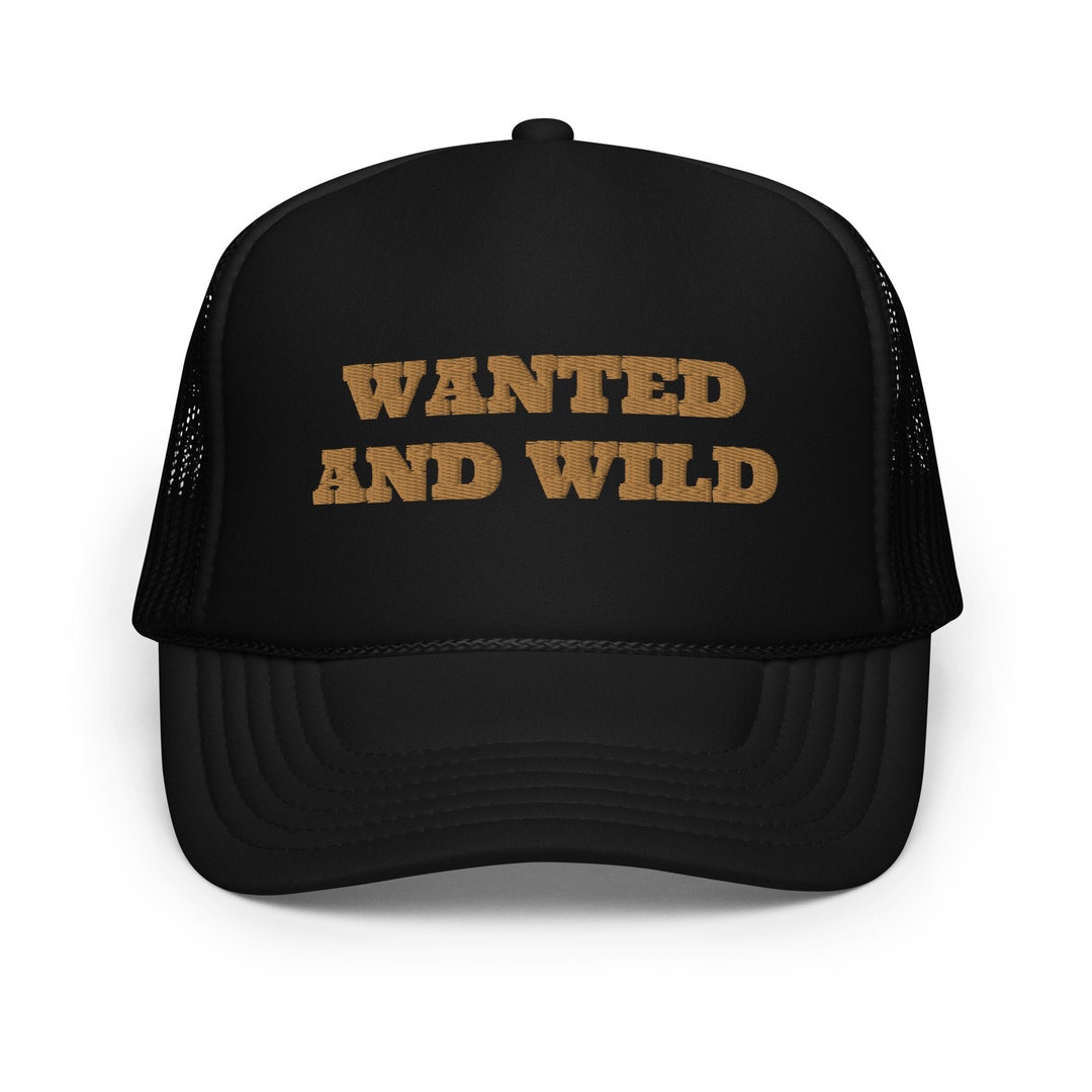 Wanted And Wild Trucker Hat Foam Trucker Hat Western Trucker Hat Summer