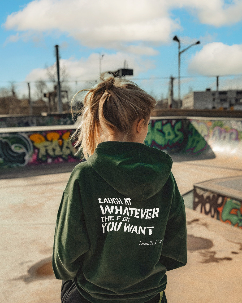 Graffiti Hoodie Graffiti Font Affirmation Quote Swearing Hoodie Alt ...