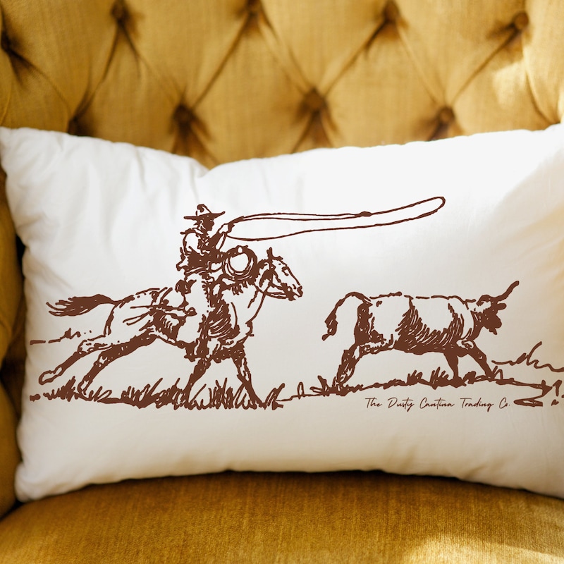 Western Pillow - Etsy