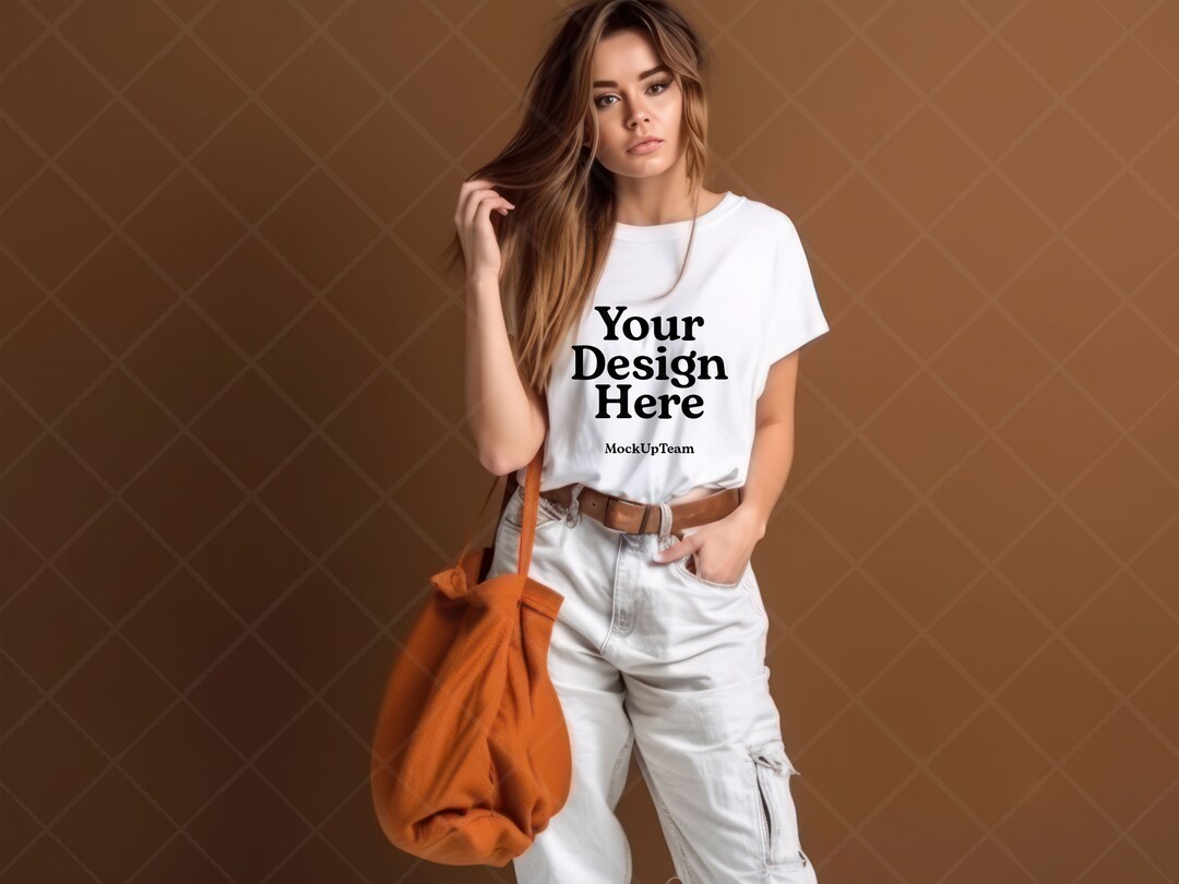 Tshirt Mockup, Styled Shirt Mockup, Fall Mockup, Womens Tee Mock ...