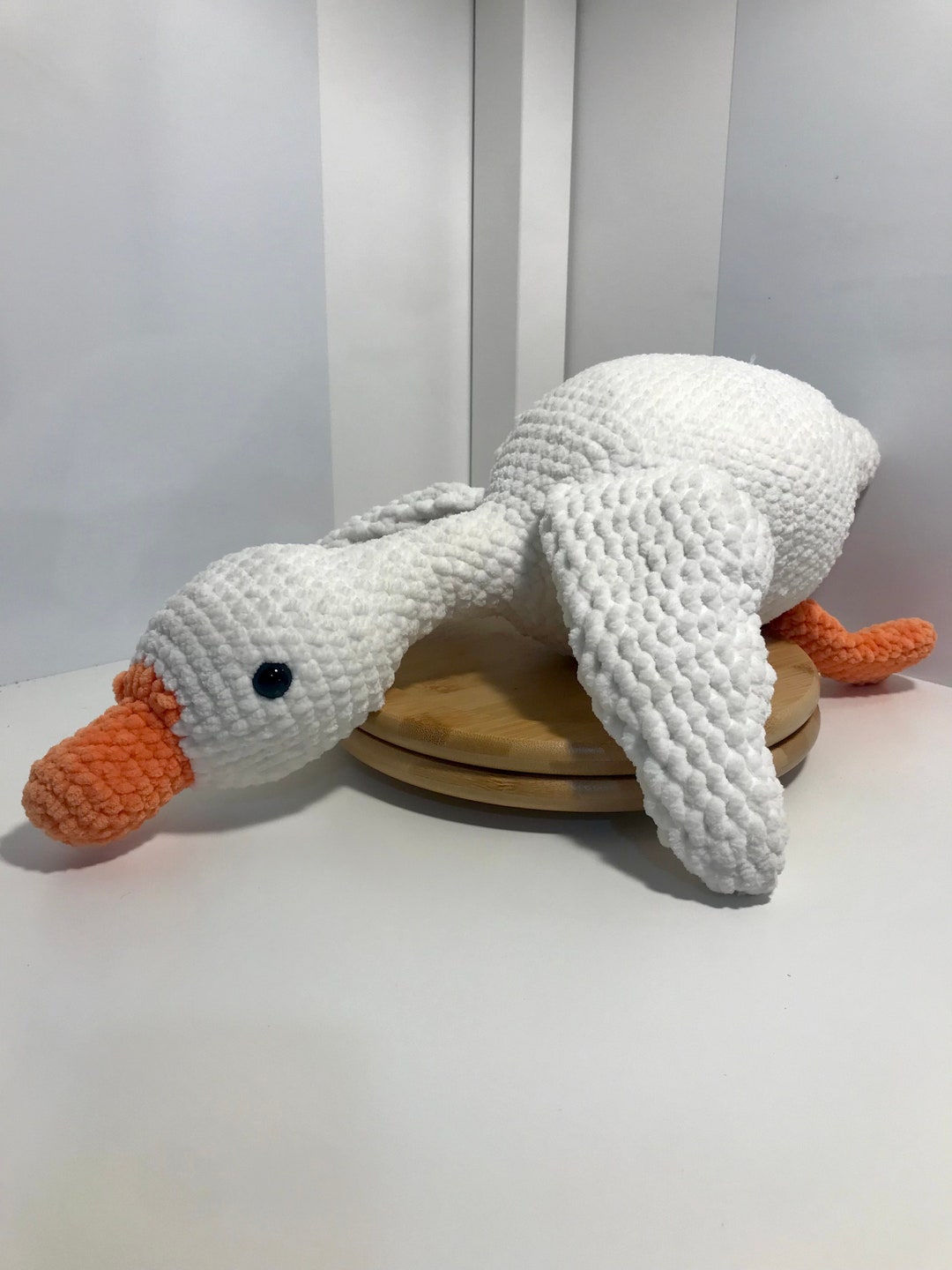 Customizable Crochet Jumbo Goose Plush - Etsy