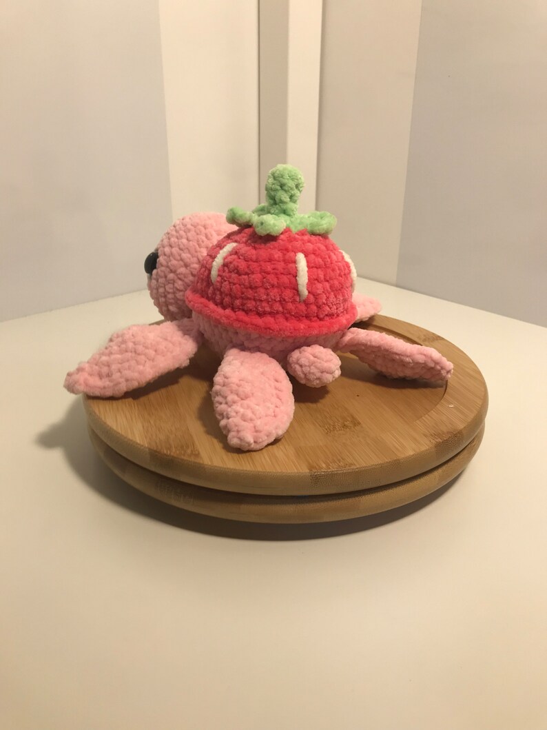 Large Strawberry Turtle CROCHET PATTERN - Etsy