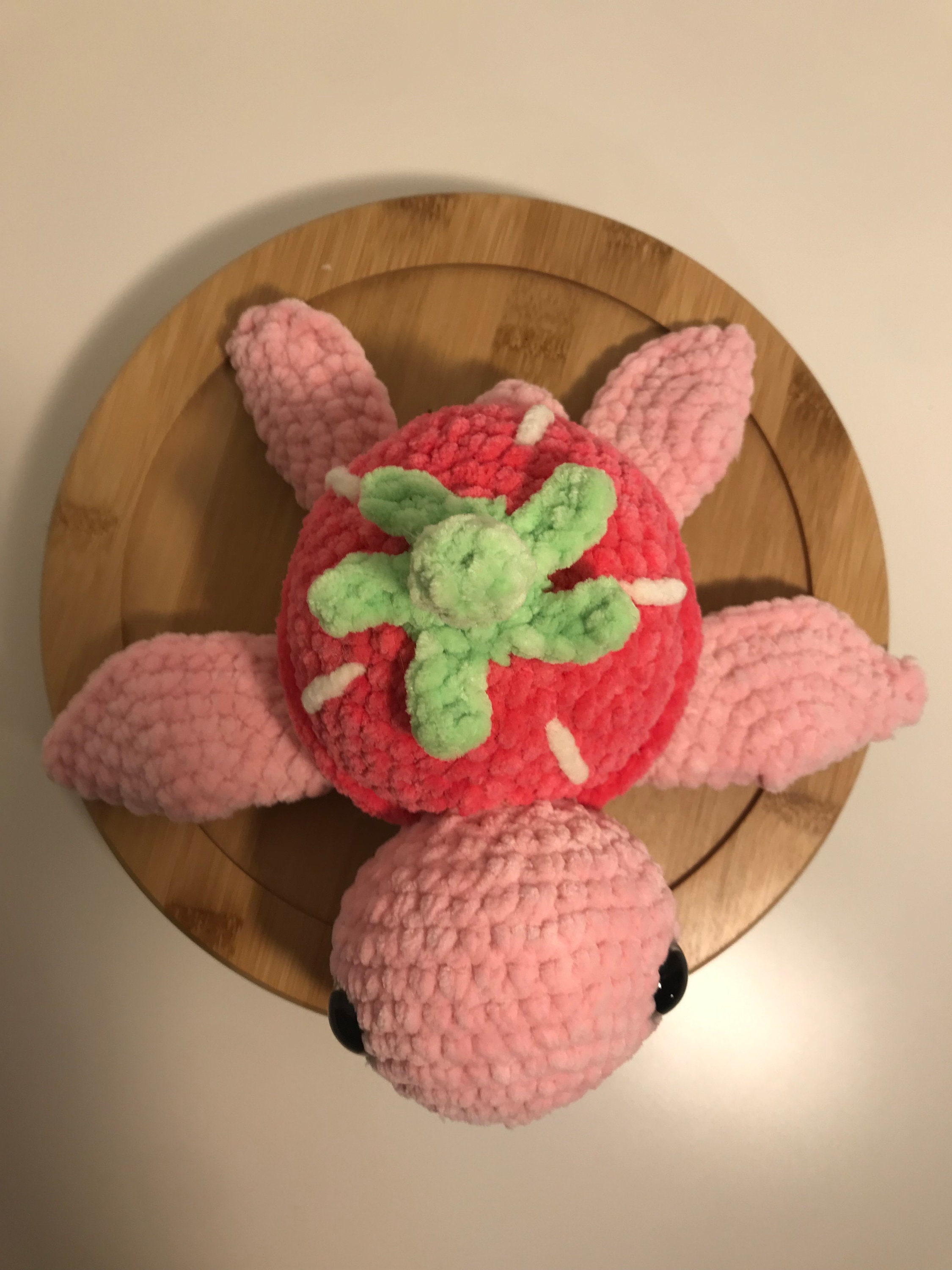 Large Strawberry Turtle CROCHET PATTERN - Etsy