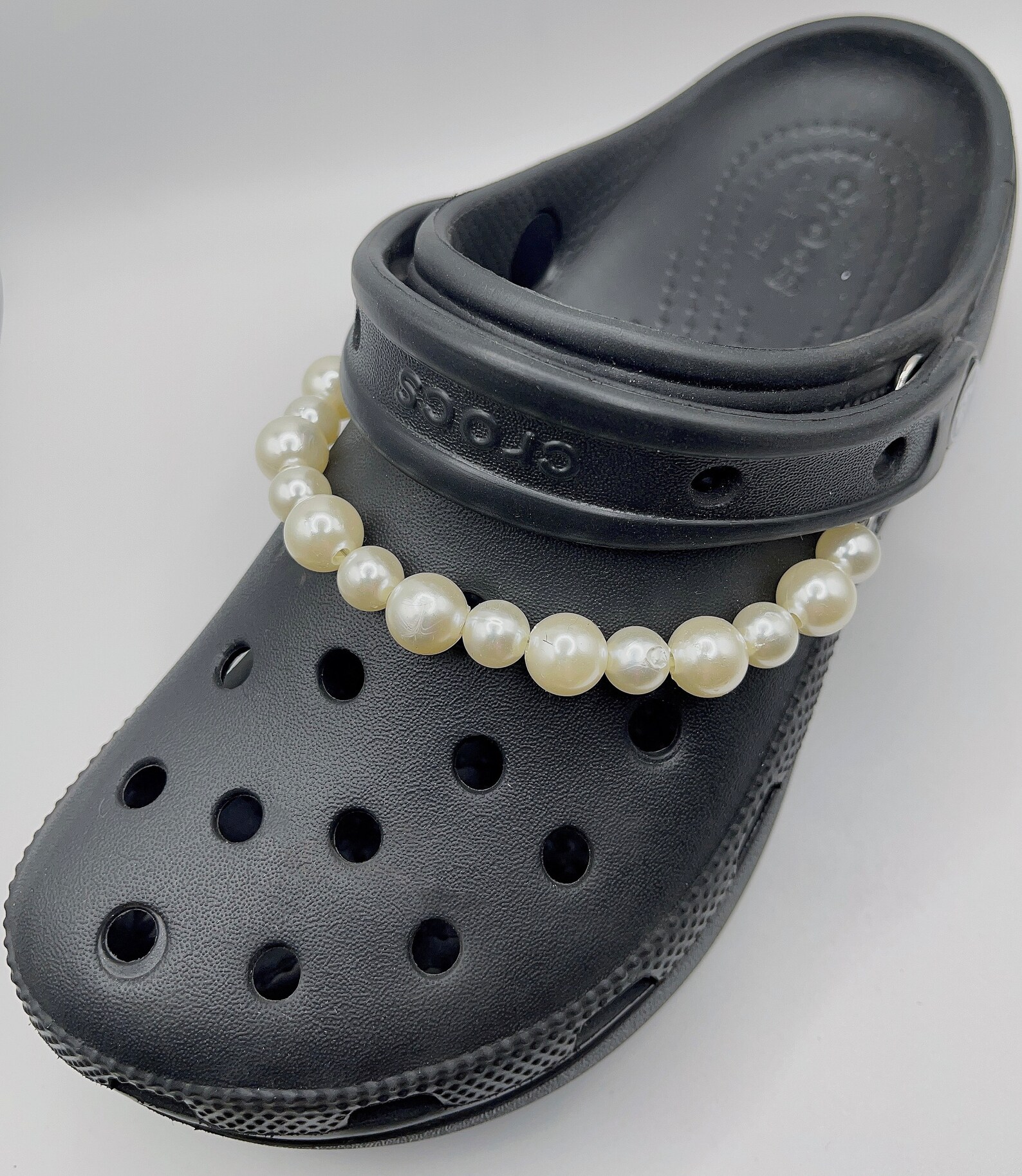 2PCS Pearl Shoe Chain for Crocs, Shoe Charm, Pearl Charm，shoe ...