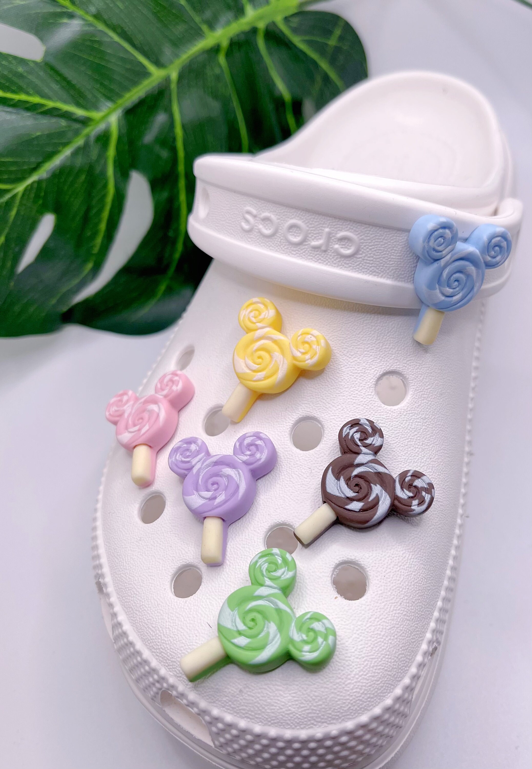 Micky Shape Lollipop Shape Shoe Charm for Crocs, Candy Shape Shoe Charm ...