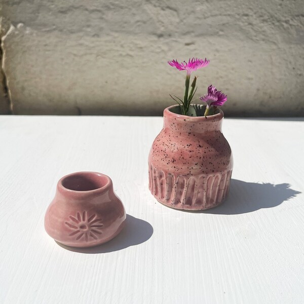 Miniature Ceramic Vases - Etsy