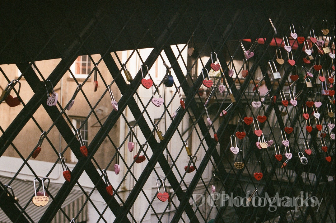 Love Lock Bridge • 35mm Print - Etsy