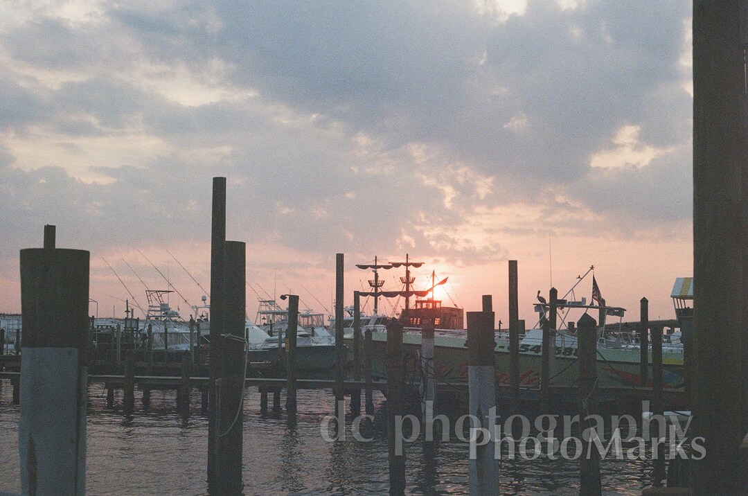 Sunset Beach Boardwalk Florida • 35mm Print - Etsy