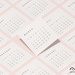 Printable Mini 2025 Calendar | Mini Monthly Calendar | Minimalist ...