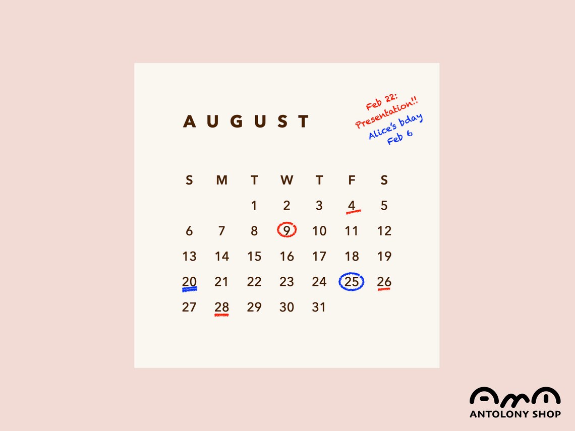Printable Mini 2024 Calendar | Mini Monthly Calendar | Minimalist ...