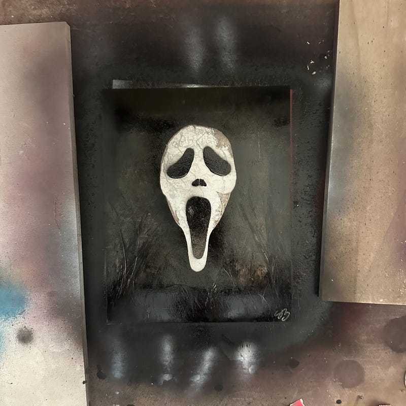 Ghostface Painting - Etsy