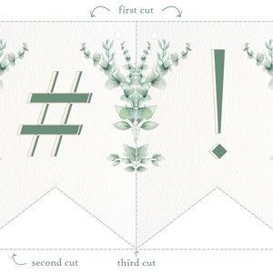 Elegant Eucalyptus Banner, Eucalyptus Printable Banner, Printable ...