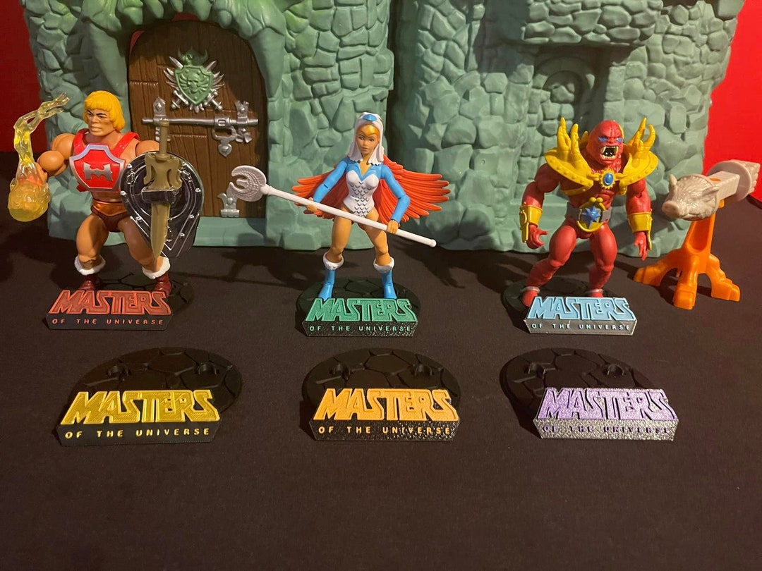 MOTU Masters of the Universe Custom Display Stand 6 Different Colors - Etsy