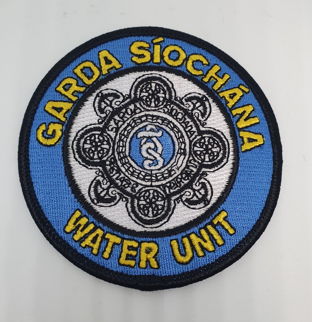 Garda Siochana Cloth Badge Water Unit - Etsy