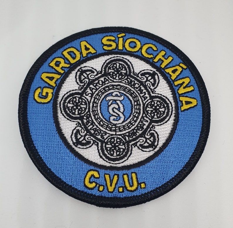 Garda Siochana Cloth Badge CVU (commercial Vehicle Unit) - Etsy