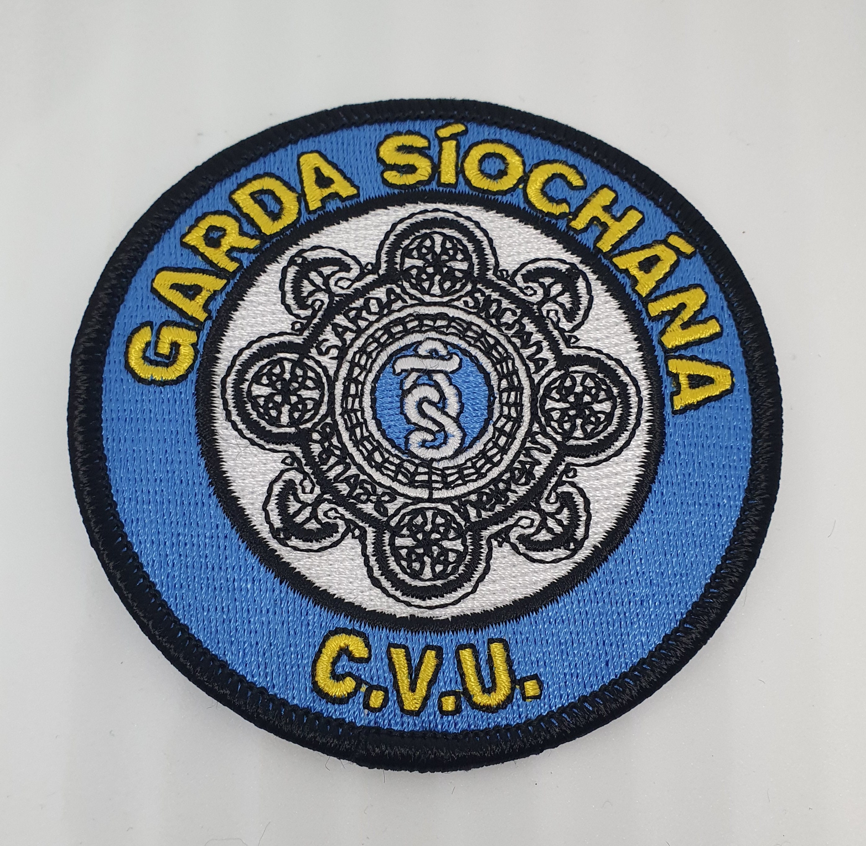 Garda Siochana Cloth Badge CVU (commercial Vehicle Unit) - Etsy