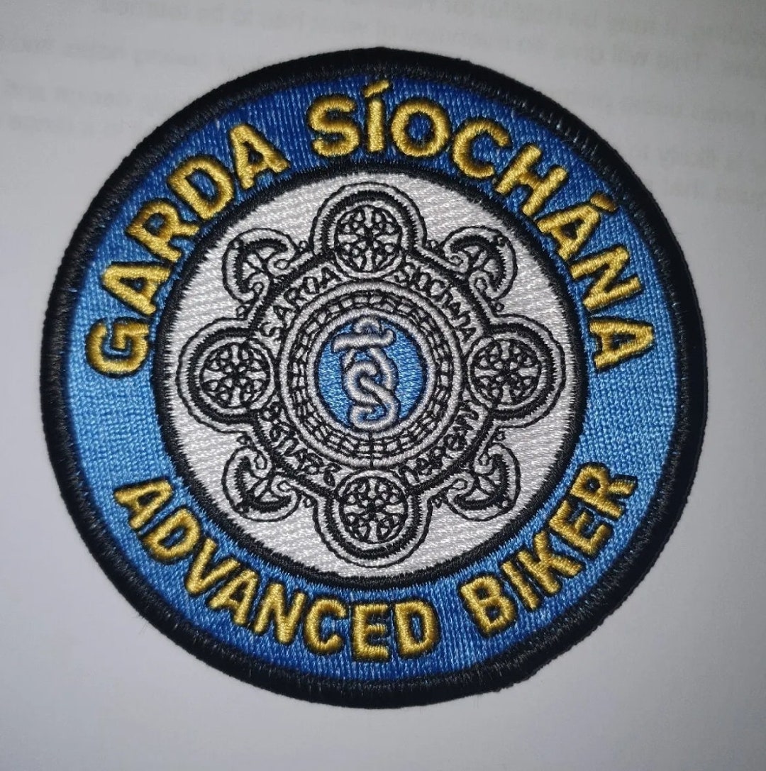 Garda Siochana Cloth Badge Advanced Biker - Etsy