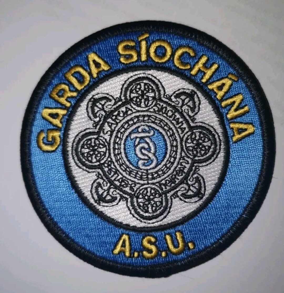 Garda Siochana Cloth Badge ASU - Etsy