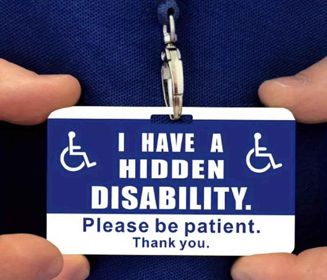 Hidden Disability Badge and Lanyard - Etsy
