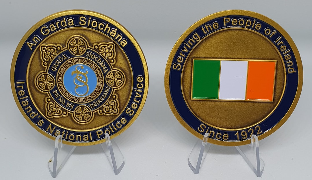 Garda Siochana Challenge Coin - Etsy